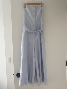 Club Monaco | Pants & Jumpsuits | Club Monaco Strapless Light Blue ...